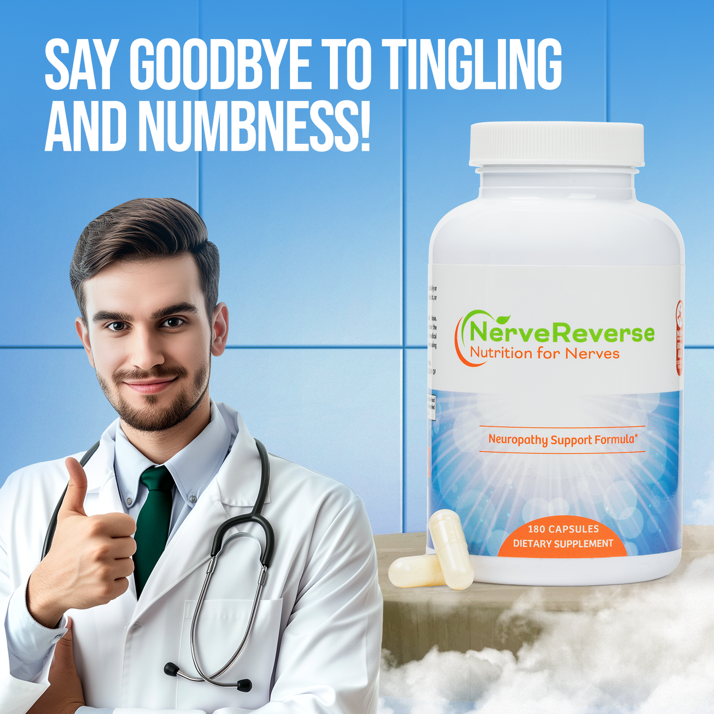 NerveReverse Neuropathy Support Formula – Free Life Labs